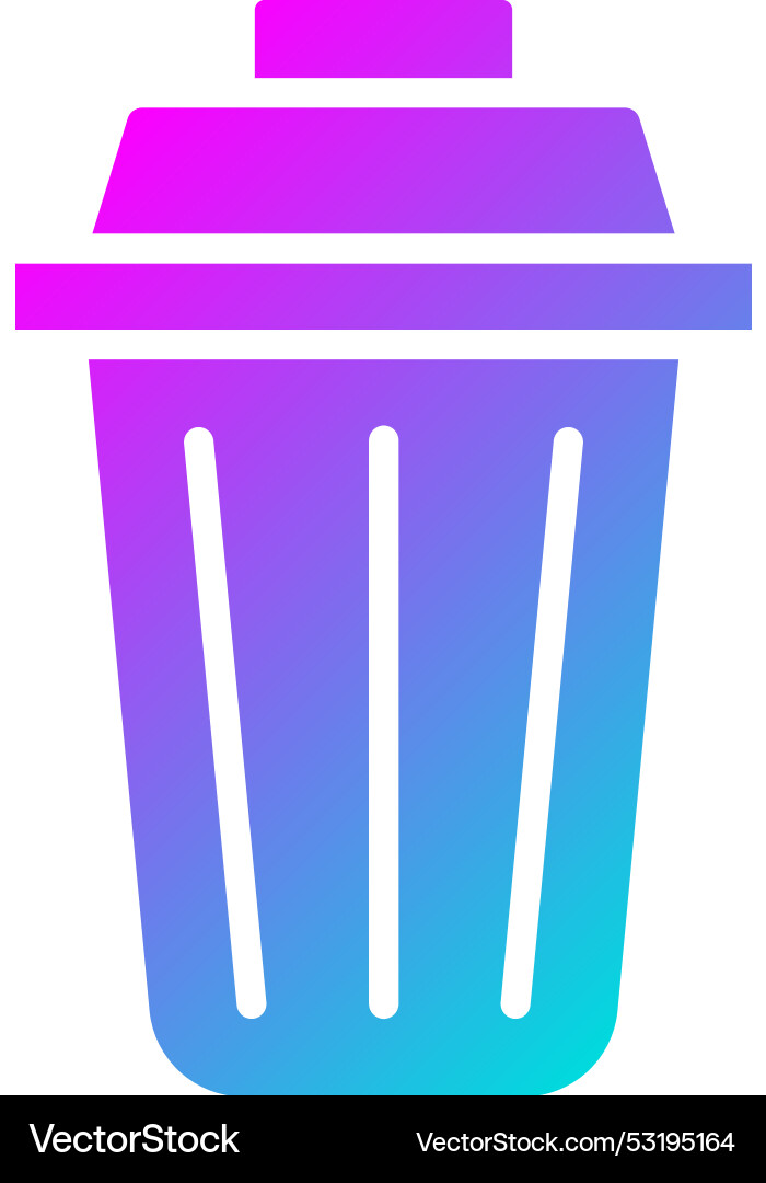 Trash icon design Royalty Free Vector Image - VectorStock