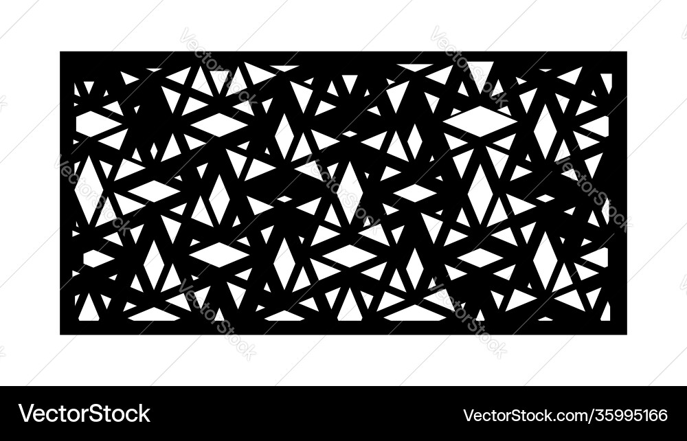 Abstract panel screenwall decorative Royalty Free Vector