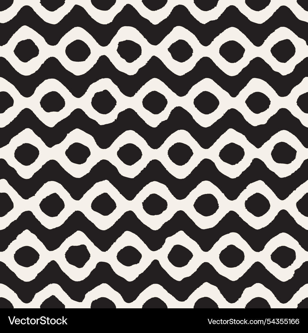 Seamless hand-painted ink pattern abstract Vector Image