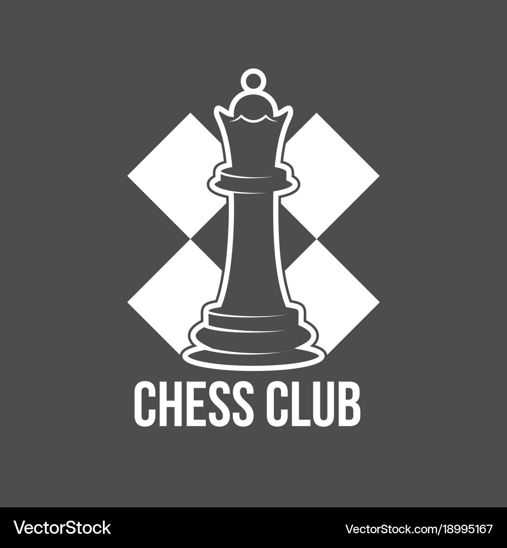Chess labels badges and design elements Royalty Free Vector