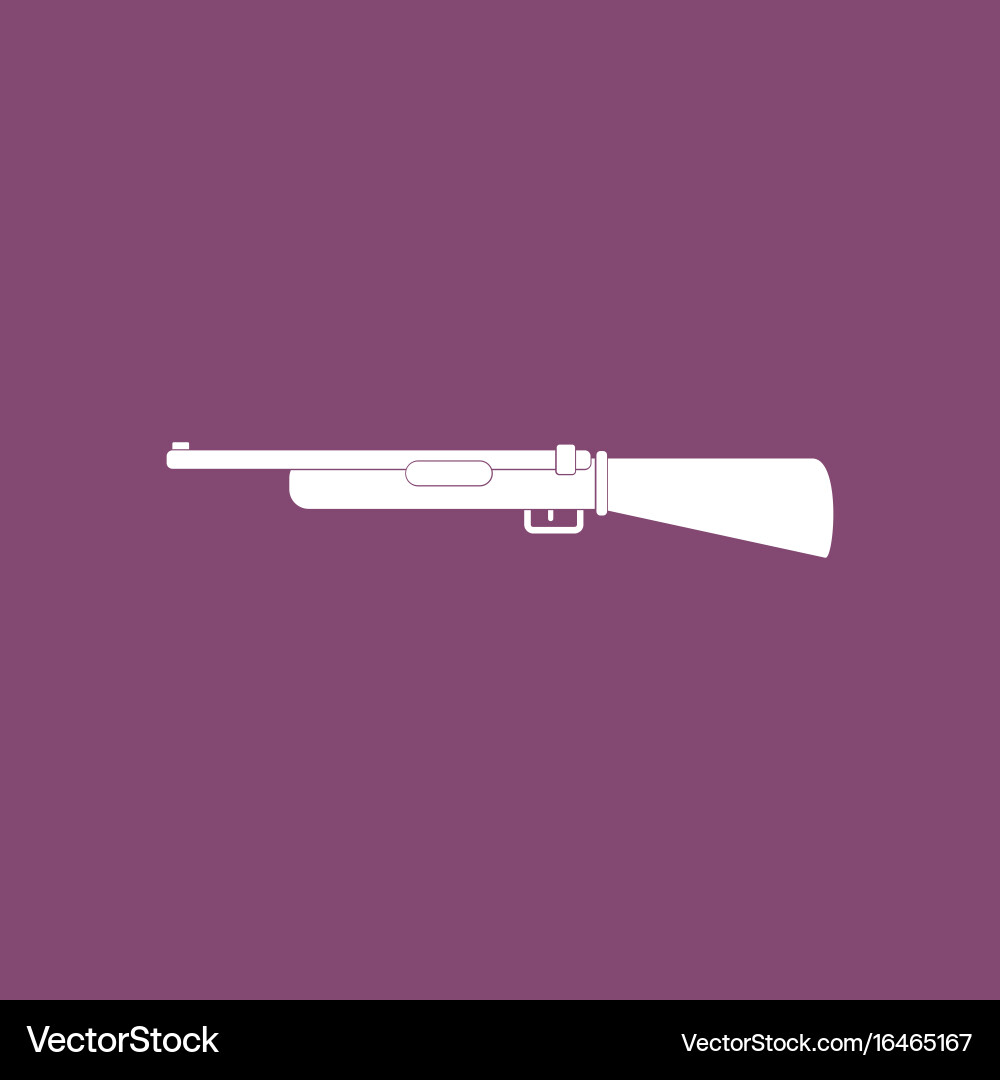 Icon old military gun Royalty Free Vector Image