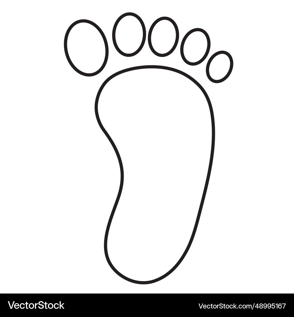 Right Foot Clipart Black And White Feet Silhouette Clip Art At