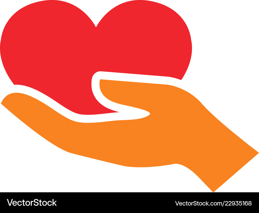 Give love graphic design template Royalty Free Vector Image