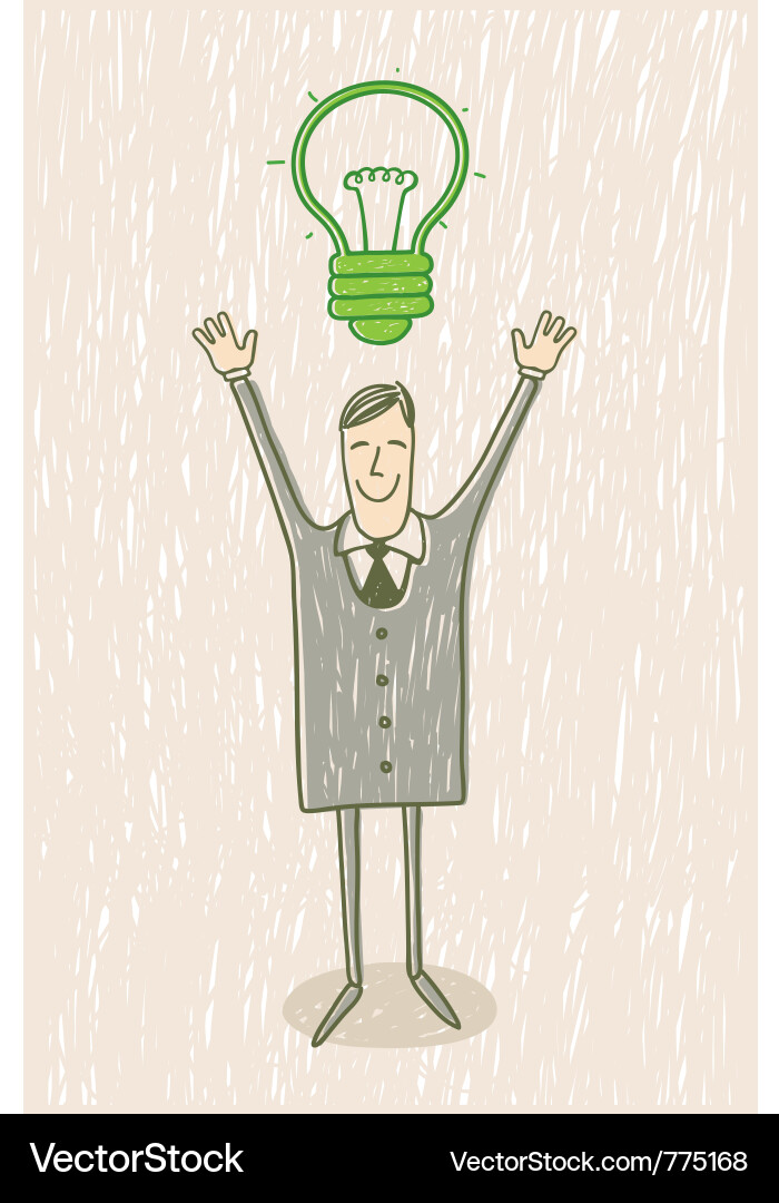 Great idea Royalty Free Vector Image - VectorStock