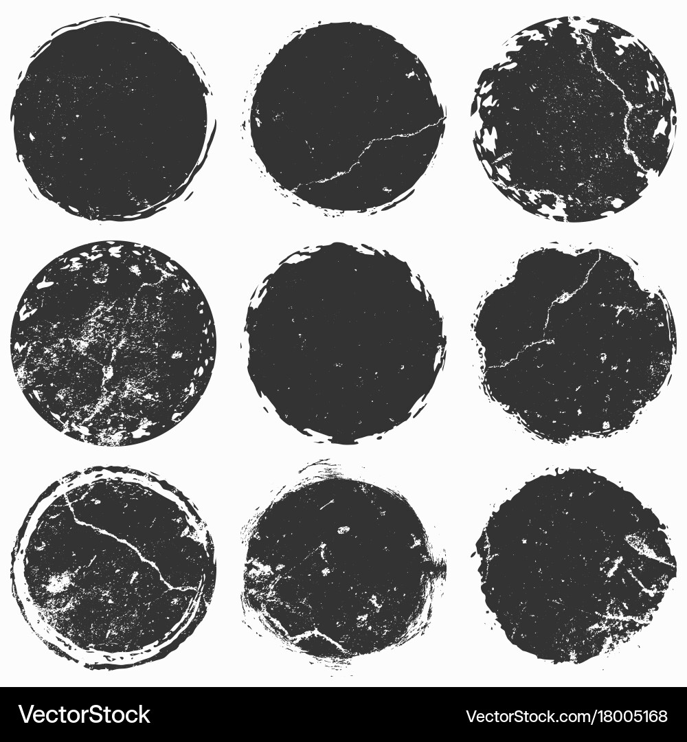 Grunge Stamp Textures Royalty Free Vector Image