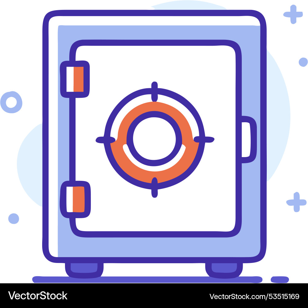 Fortress lock the ultimate solution for securing Vector Image