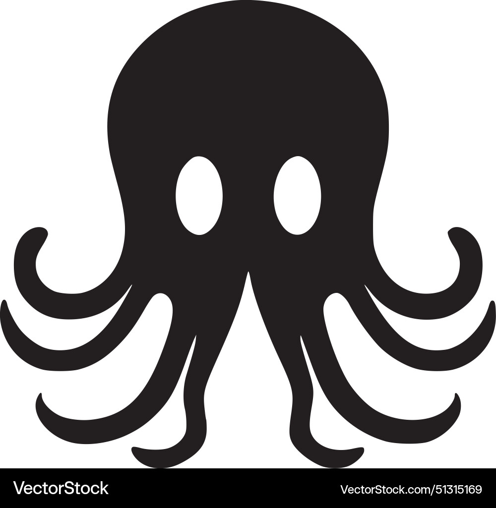 Octopus tentacles - high quality logo ideal Vector Image