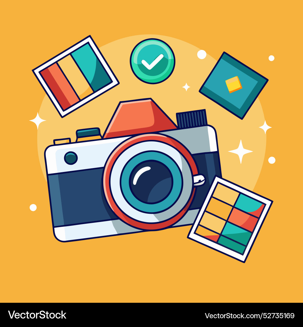 Photography day Royalty Free Vector Image - VectorStock