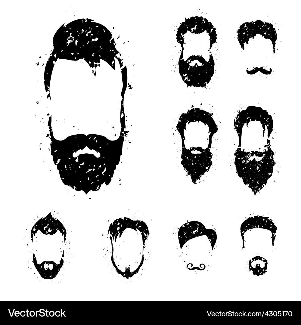 Beards Royalty Free Vector Image - VectorStock