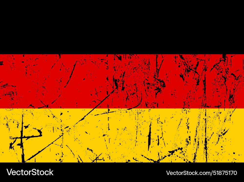 Germany flag Royalty Free Vector Image - VectorStock