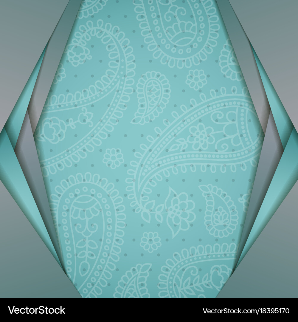 Indian style background Royalty Free Vector Image