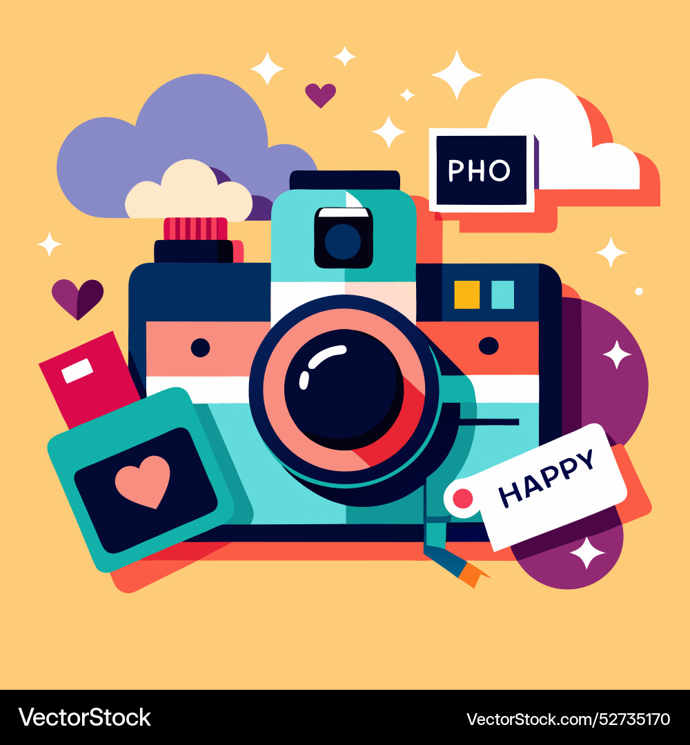Photography day Royalty Free Vector Image - VectorStock
