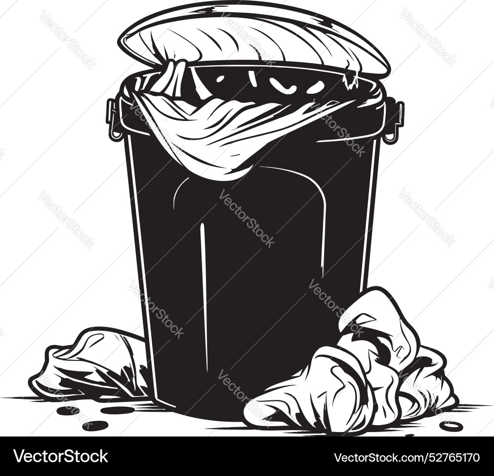 Waste management logo promoting a greener future Vector Image