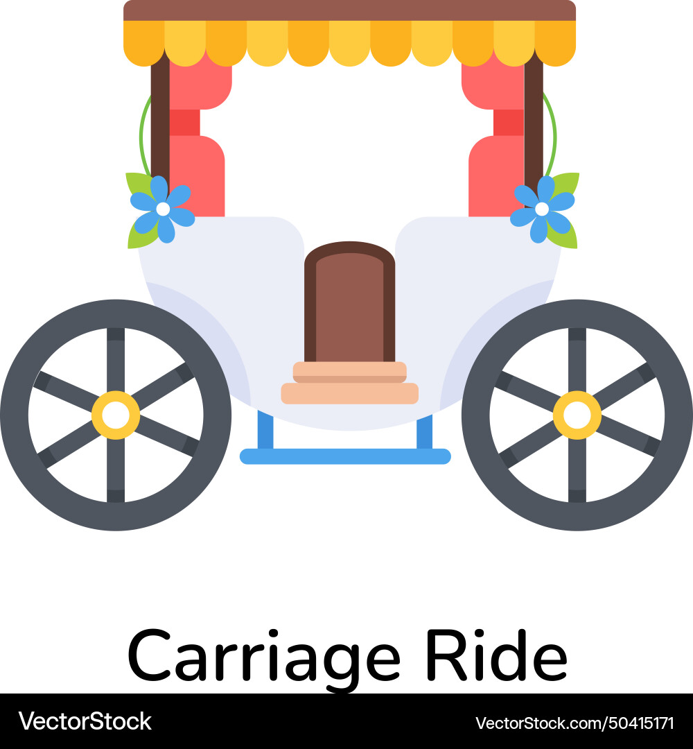 Carriage ride Royalty Free Vector Image - VectorStock