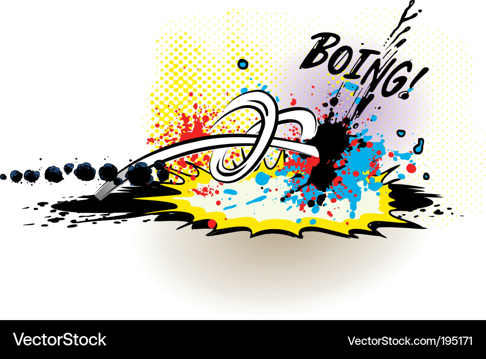 Comic book explosions Royalty Free Vector Image
