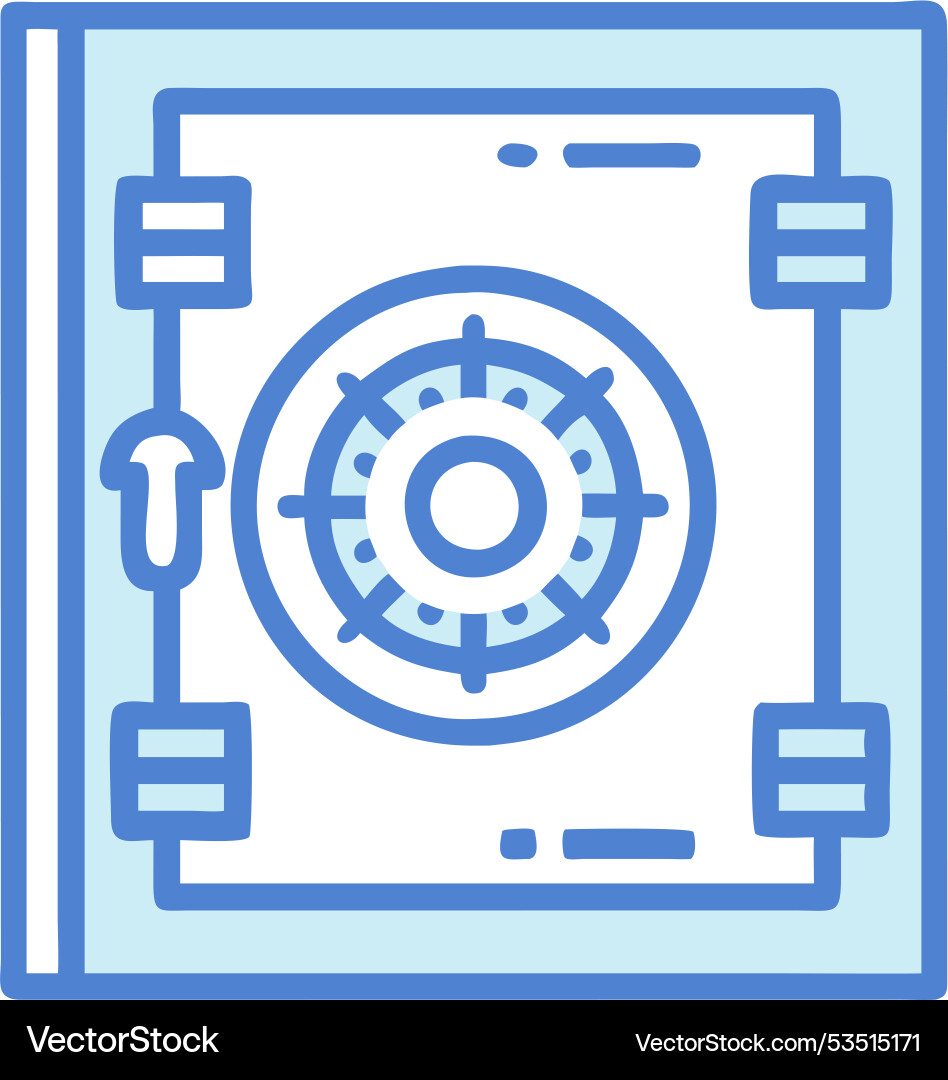 Fortress lock the ultimate solution for securing Vector Image