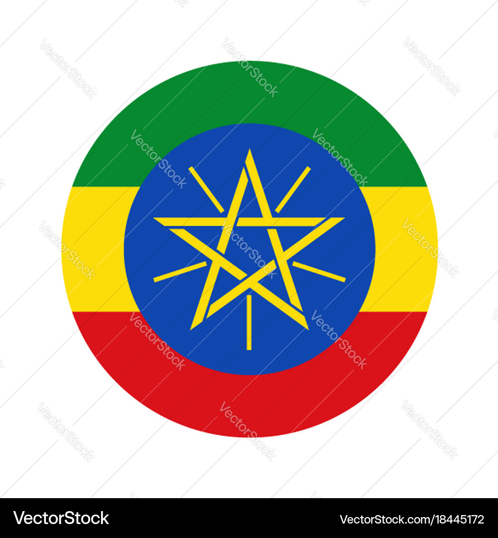 Circular world flag Royalty Free Vector Image - VectorStock