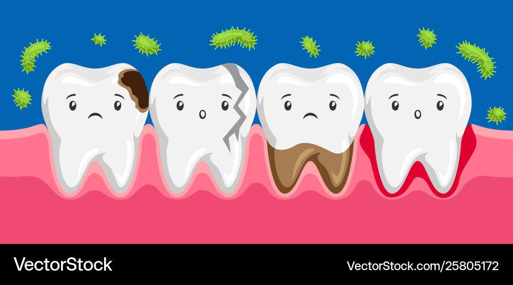 Stained Tooth Vector Images (over 320)