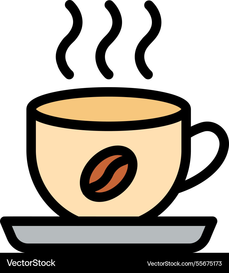 Coffee icon design Royalty Free Vector Image - VectorStock