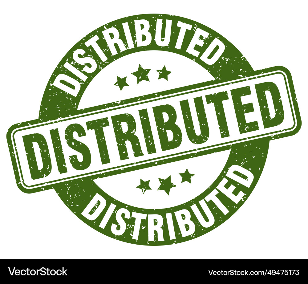 Grunge Round Stamp Label Royalty Free Vector Image