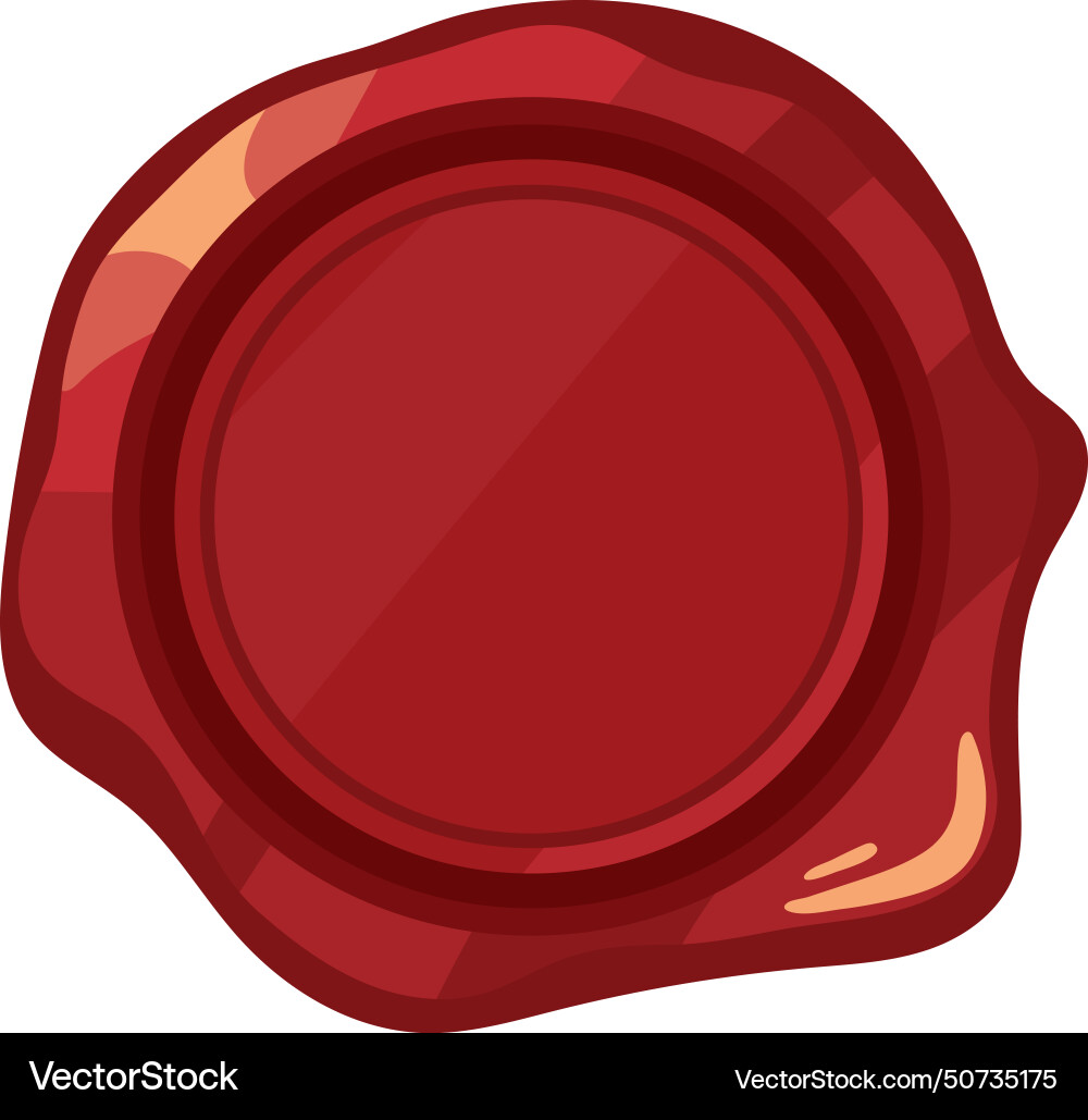 Cartoon red seal rubber postal retro stamp Vector Image