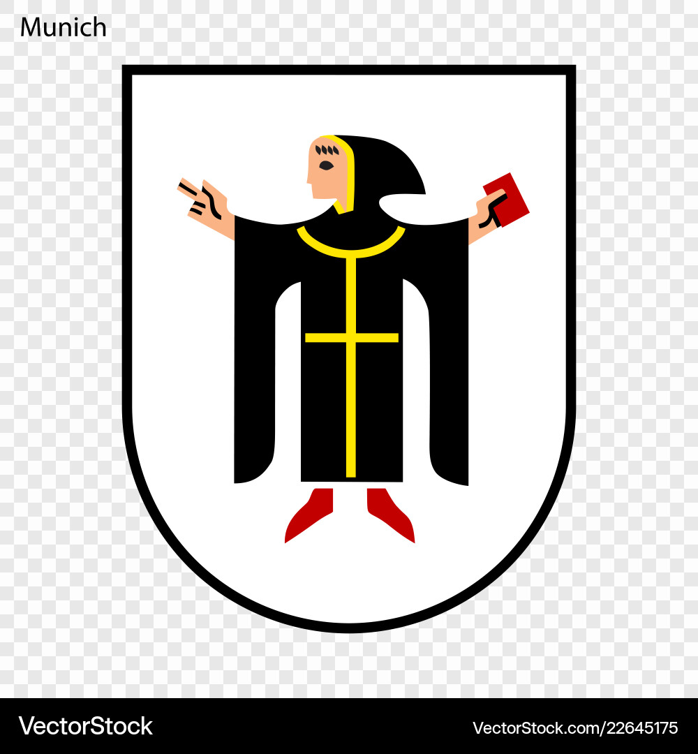 Emblem of munich Royalty Free Vector Image - VectorStock