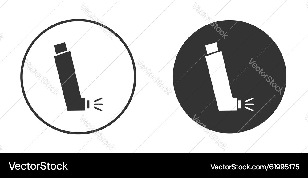 Inhaler icon symbol logo graphics for web – Royalty-Free Vector ...