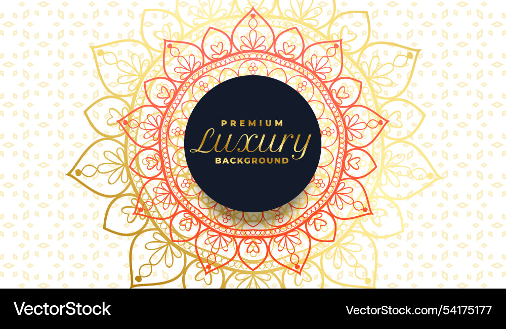 Arabesque arabis style islamic mandala pattern Vector Image