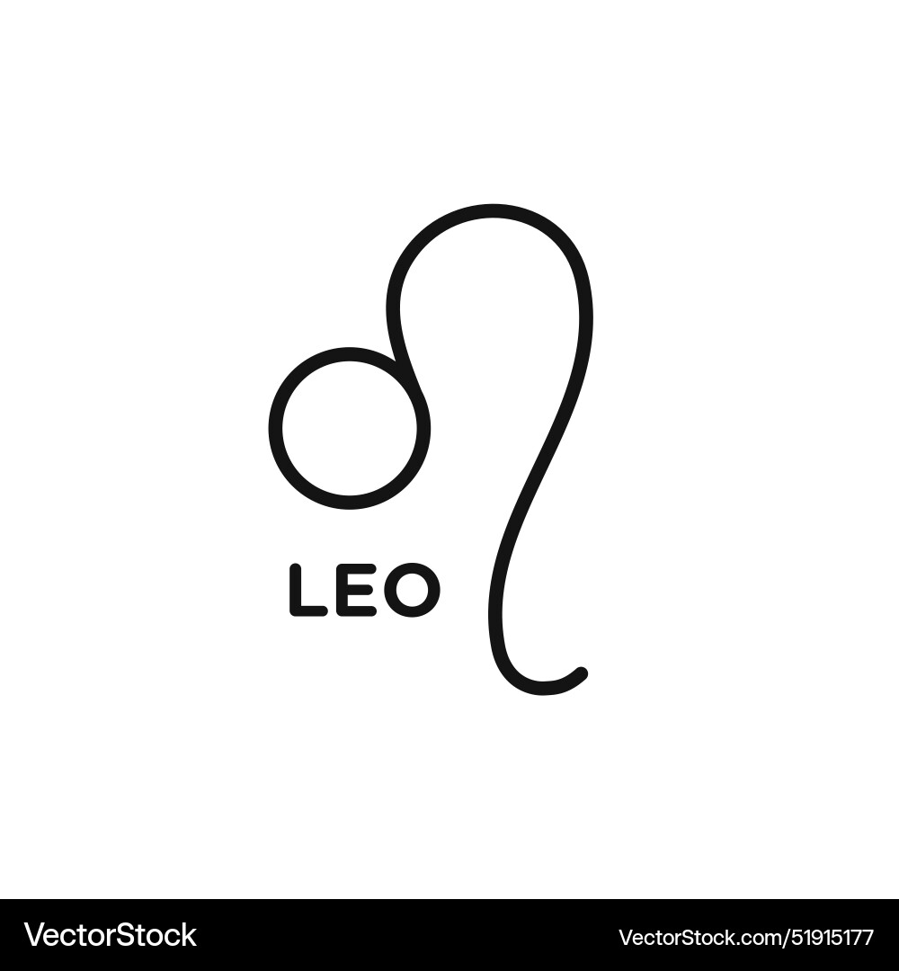 Leo zodiac sign icon set collection for web Vector Image