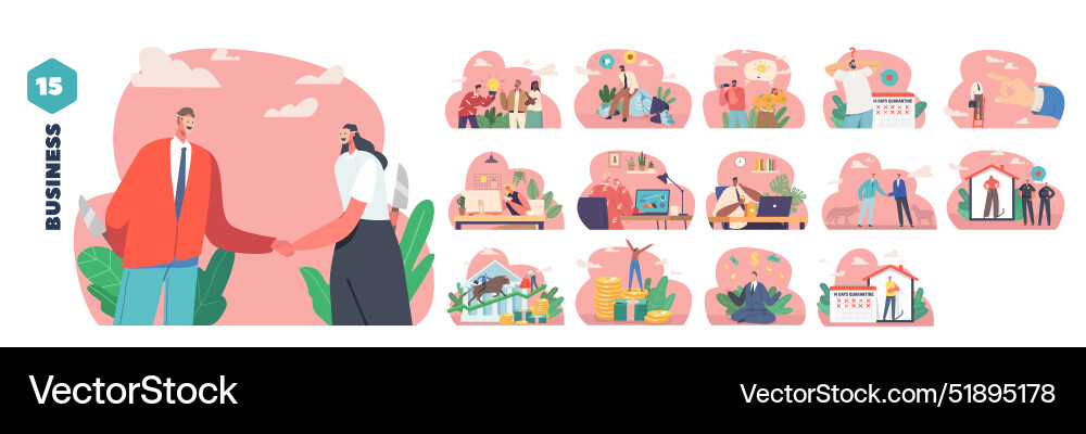 Collection of or elements Royalty Free Vector Image