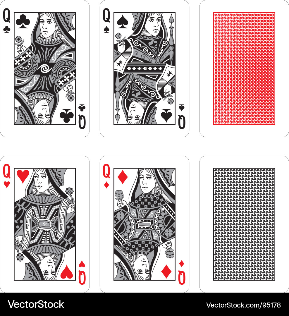 Playing cards Royalty Free Vector Image - VectorStock