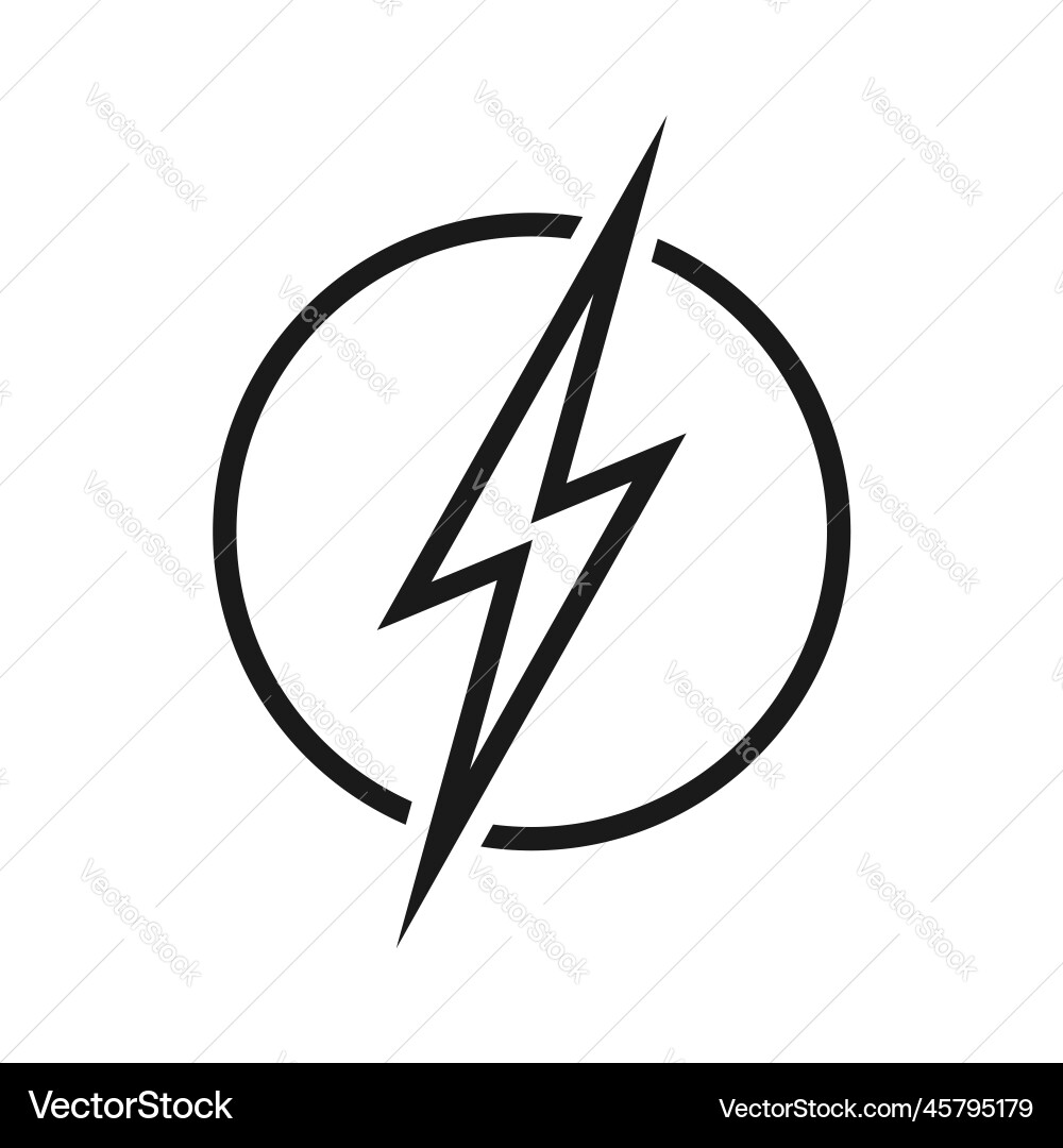 Energy sign Royalty Free Vector Image - VectorStock