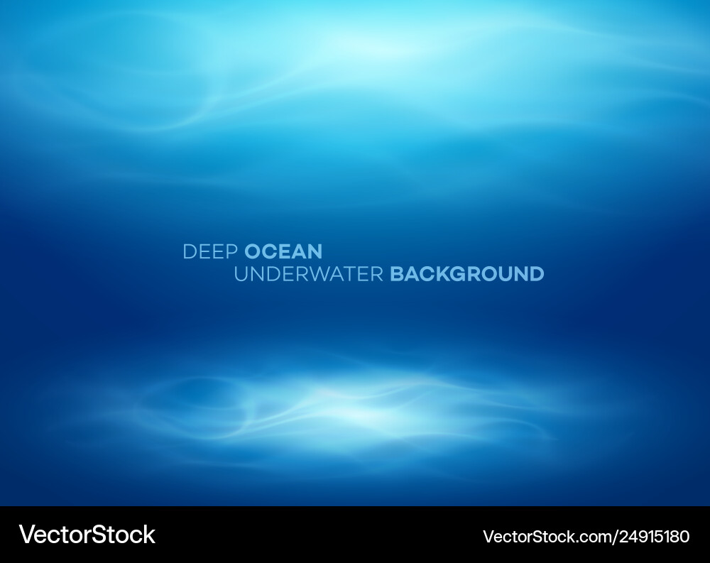 Deep Blue Water Abstract Background Royalty Free Vector