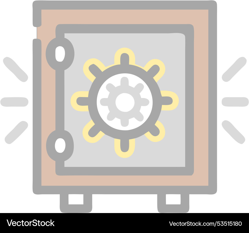 Fortress lock the ultimate solution for securing Vector Image