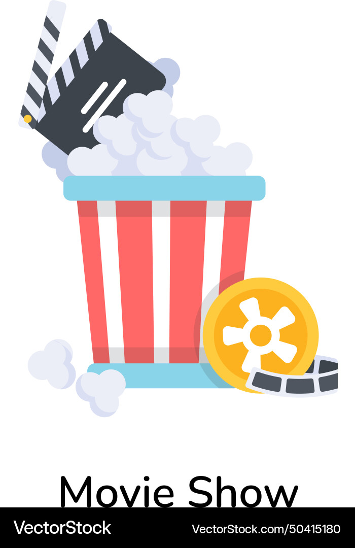 Movie show Royalty Free Vector Image - VectorStock
