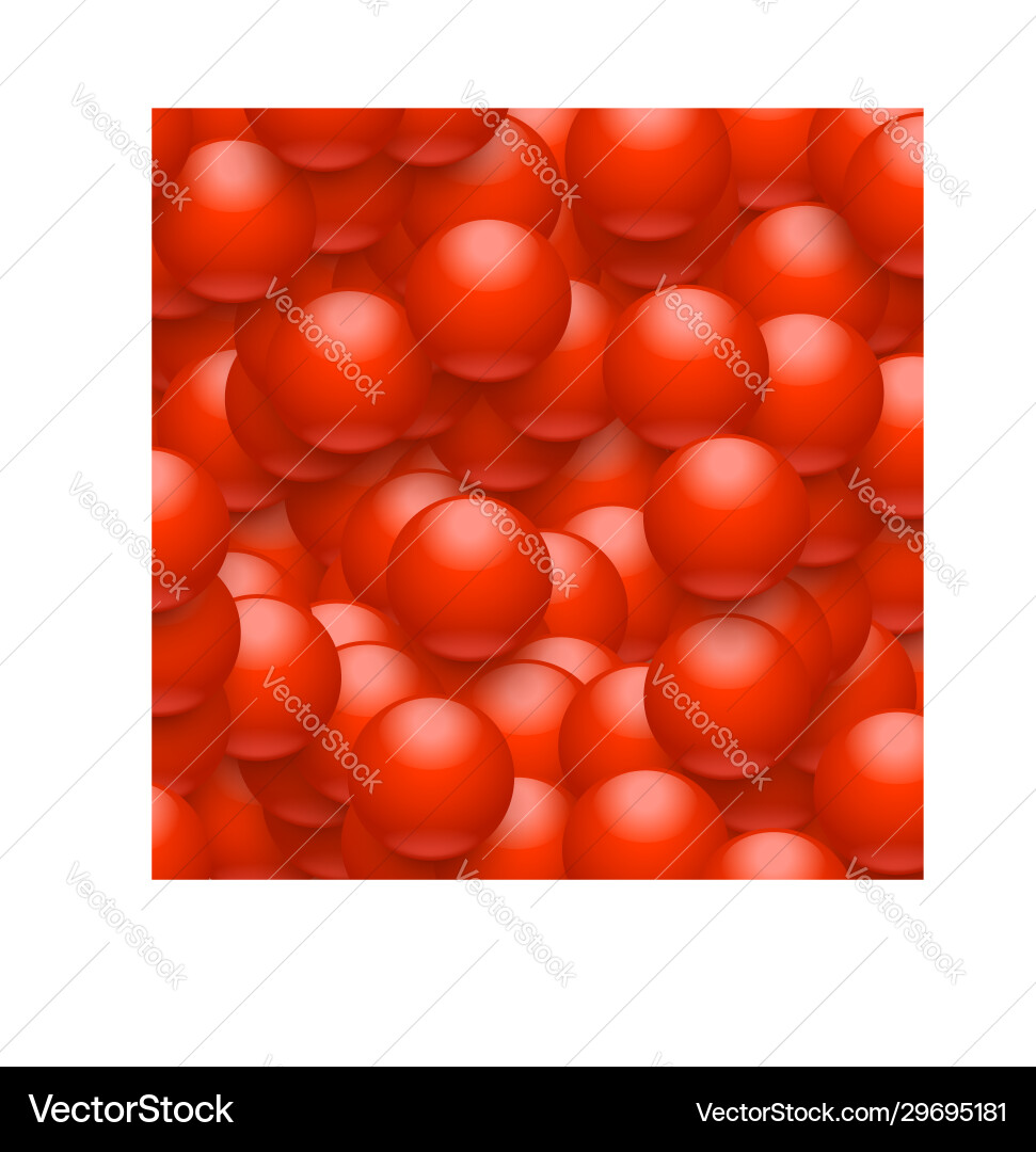 Balls background red Royalty Free Vector Image