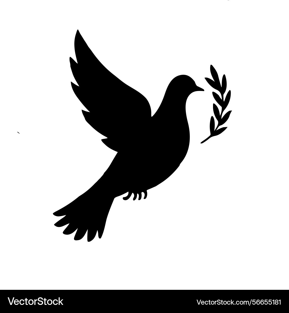 Dove image Royalty Free Vector Image - VectorStock