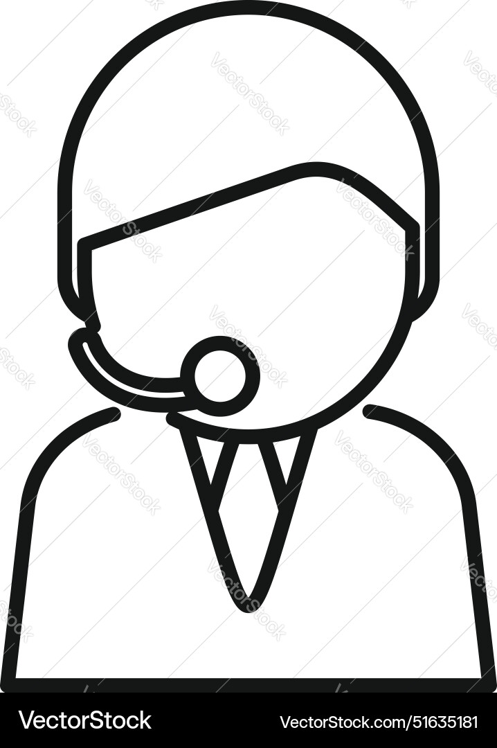 Male call center operator wearing headset speaking