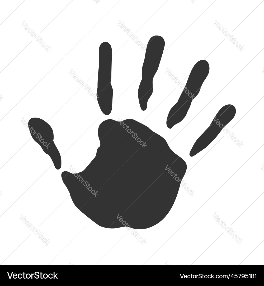 Palmprint Royalty Free Vector Image - VectorStock