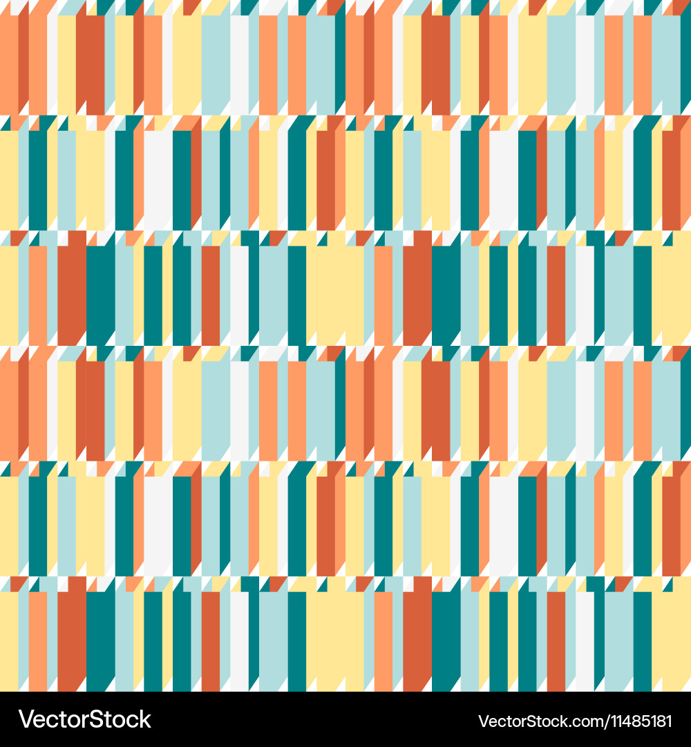 Retro Geometric Striped Pattern – Royalty-Free Vector | VectorStock