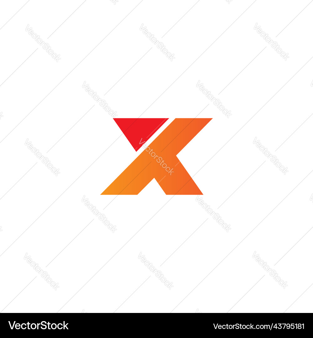 X initial logo Royalty Free Vector Image - VectorStock