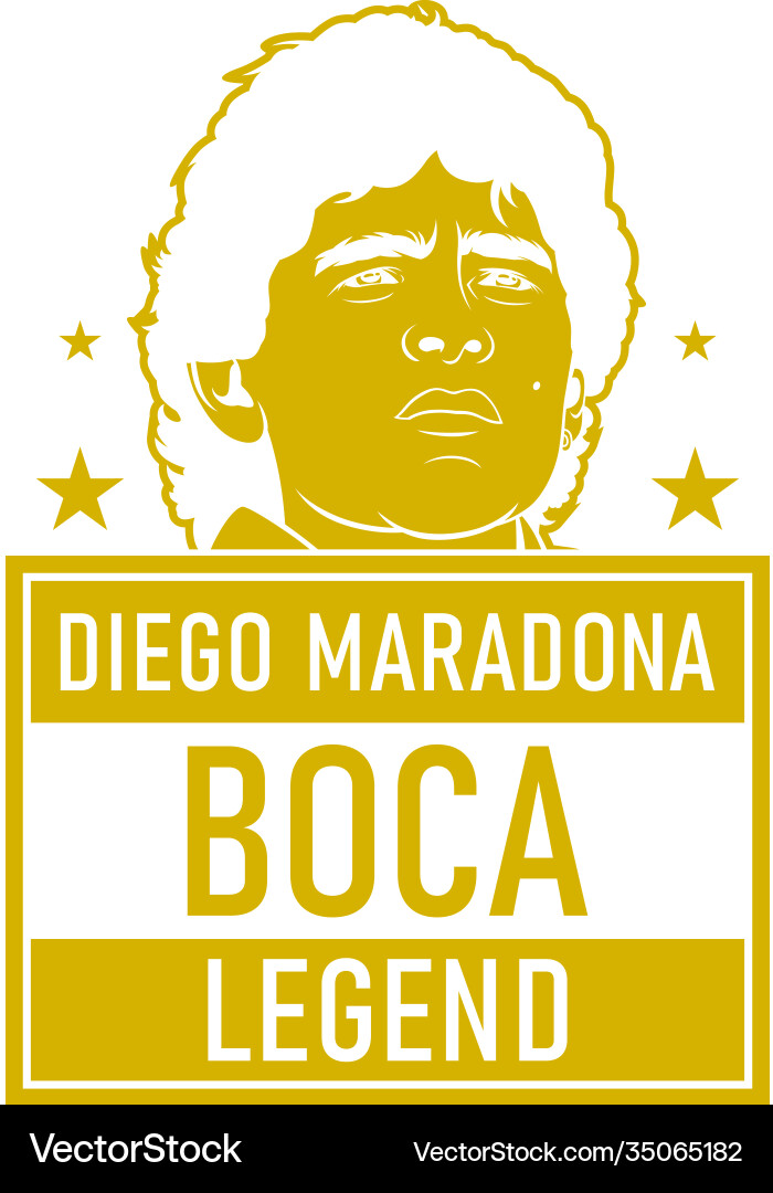 Boca legend Royalty Free Vector Image - VectorStock