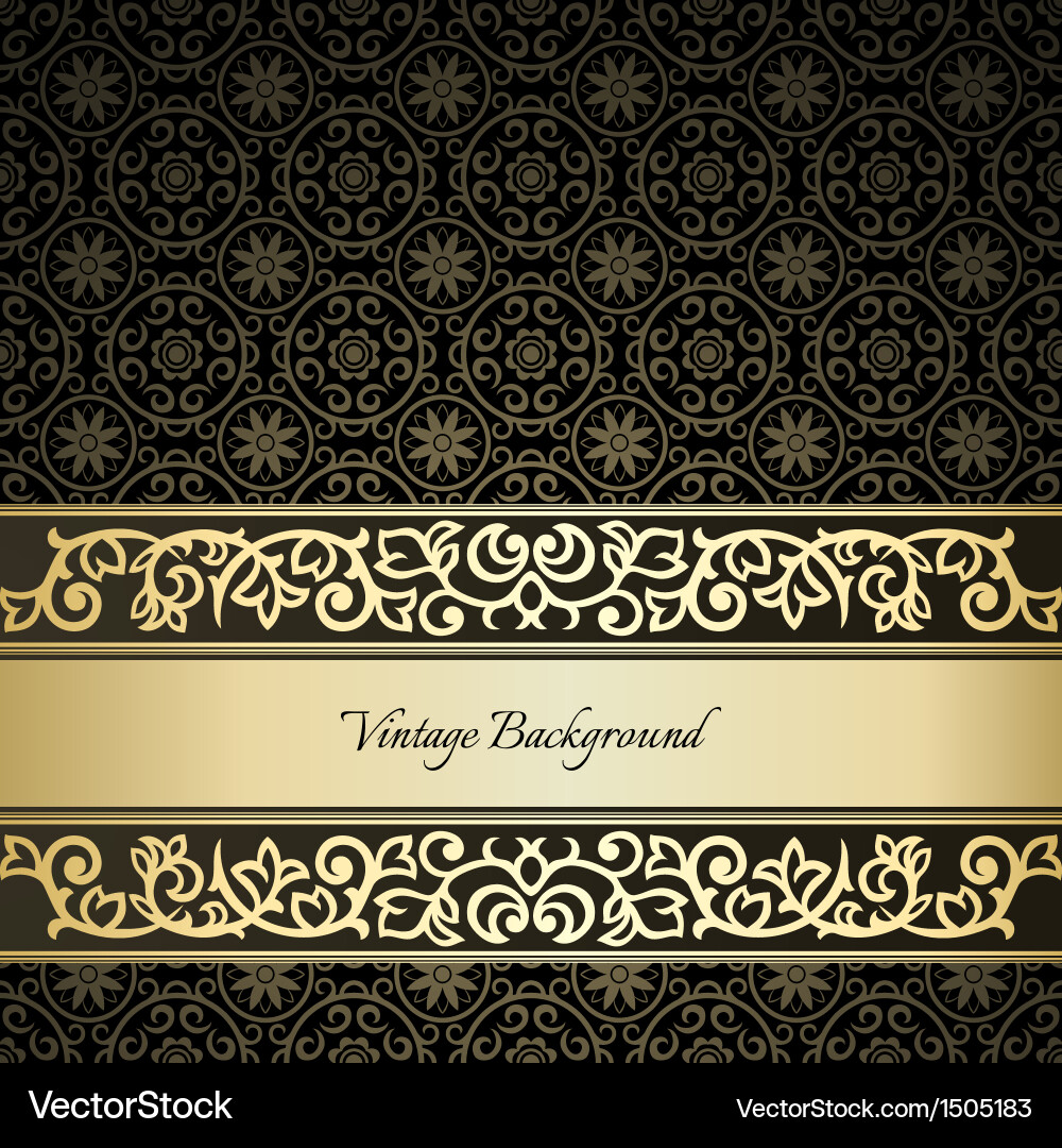Golden frame Royalty Free Vector Image - VectorStock