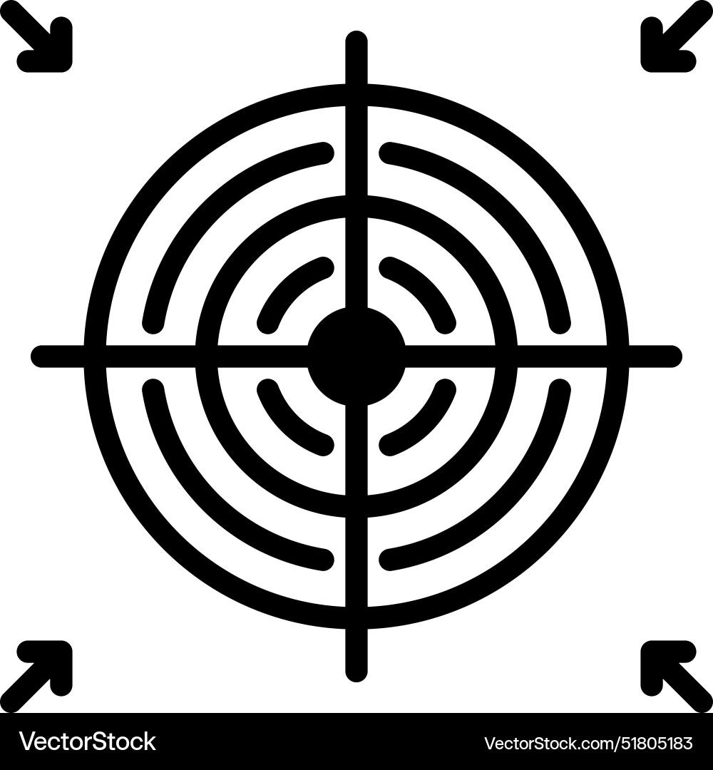 Target Royalty Free Vector Image - VectorStock