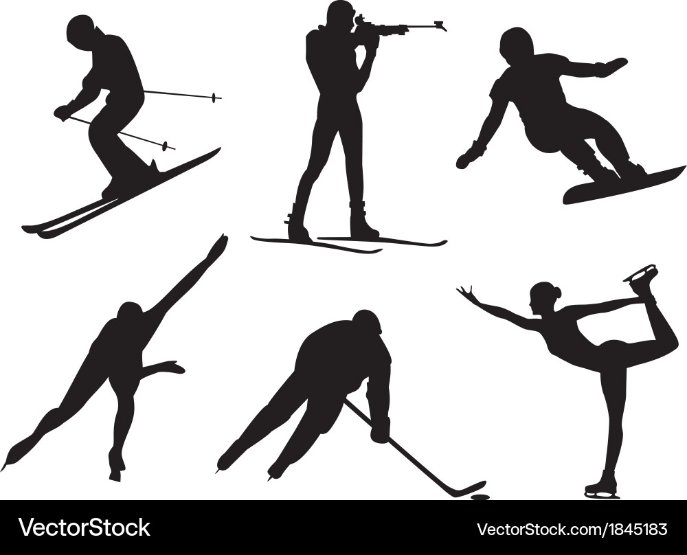 Winter sports Royalty Free Vector Image - VectorStock