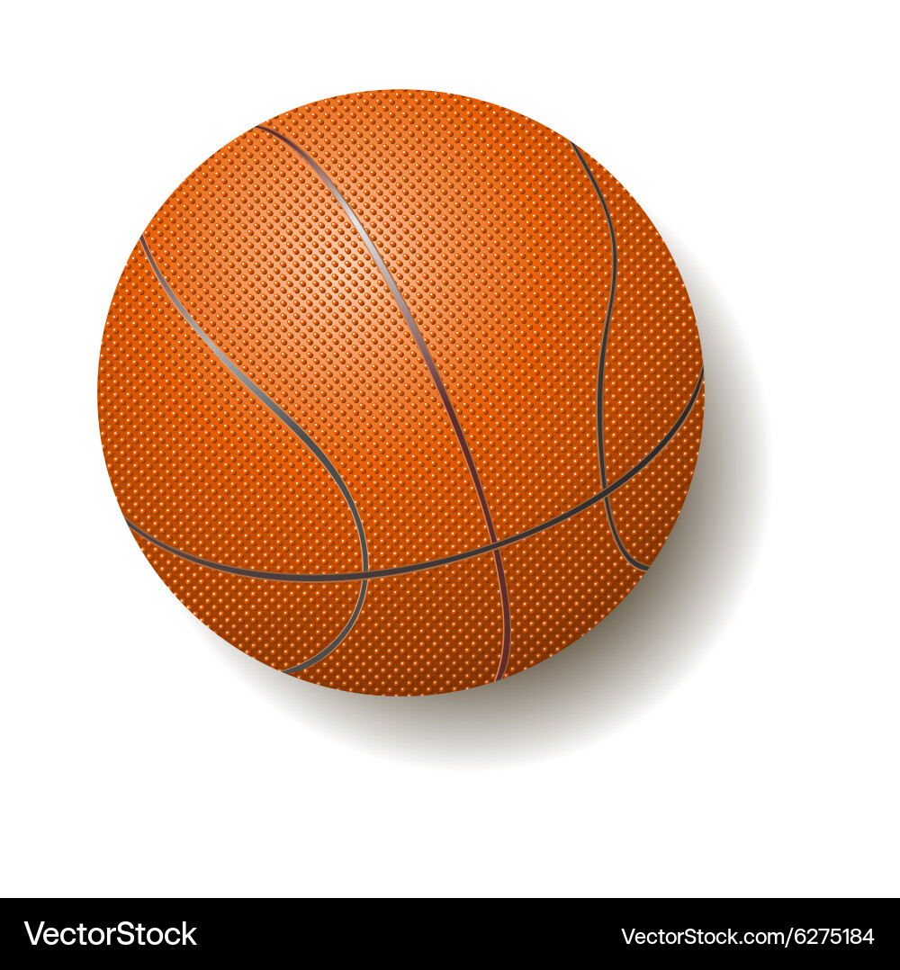 Basketball ball Royalty Free Vector Image - VectorStock