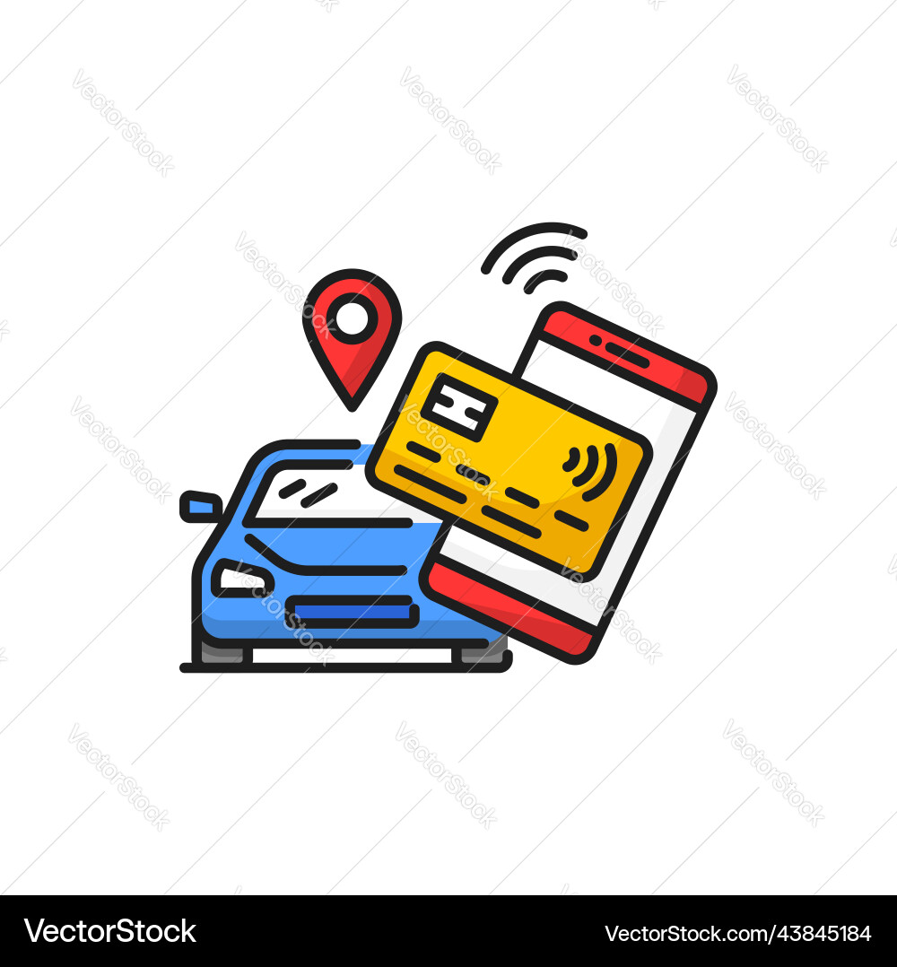 Booking and payment for a parking using smartphone