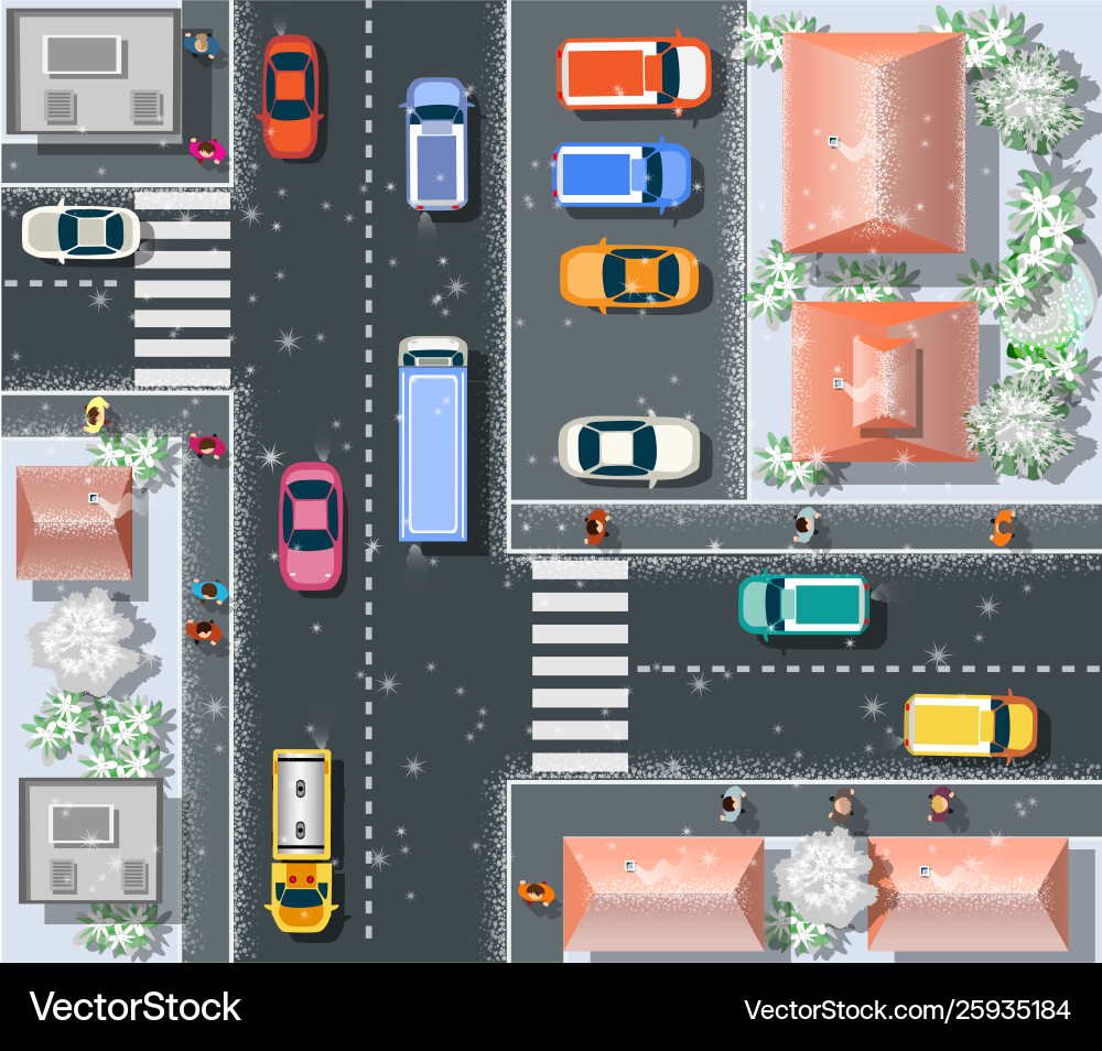 Top view year Royalty Free Vector Image - VectorStock