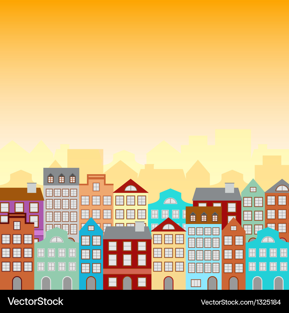 Town Royalty Free Vector Image - VectorStock