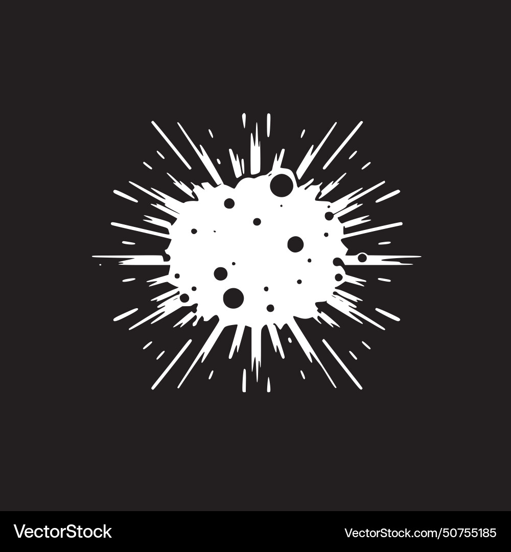 Explosion - high quality logo ideal for t-shirt Vector Image